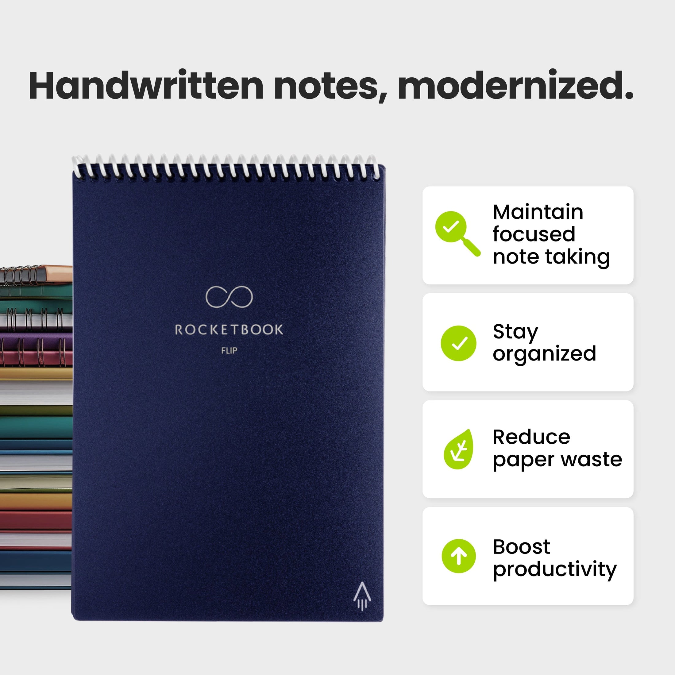 Reusable Notepad | Rocketbook Flip | Get Rocketbook