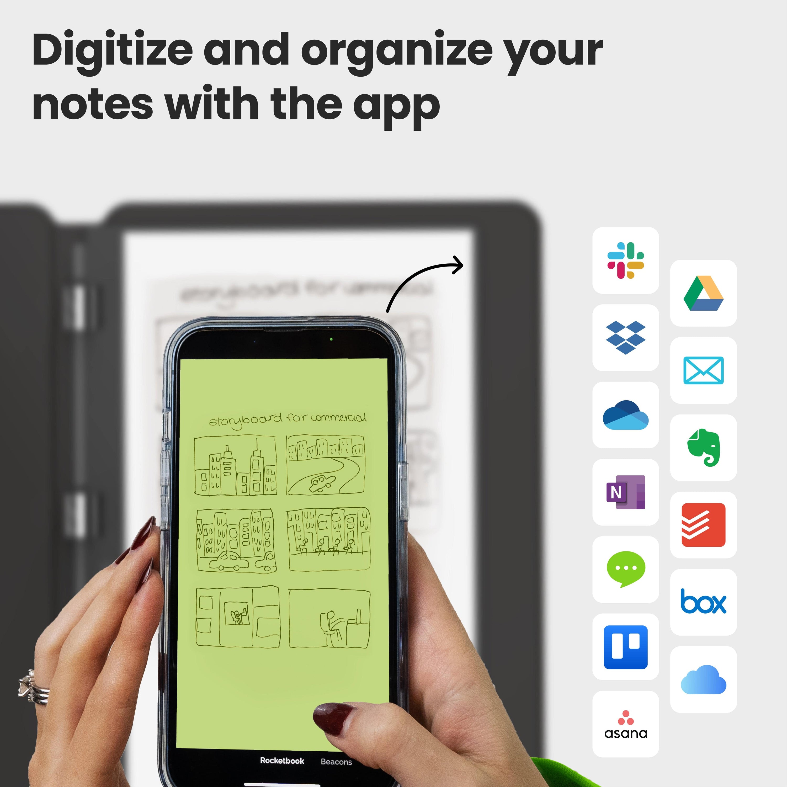 Professional Notebook | Reusable & Eco-Friendly | Rocketbook