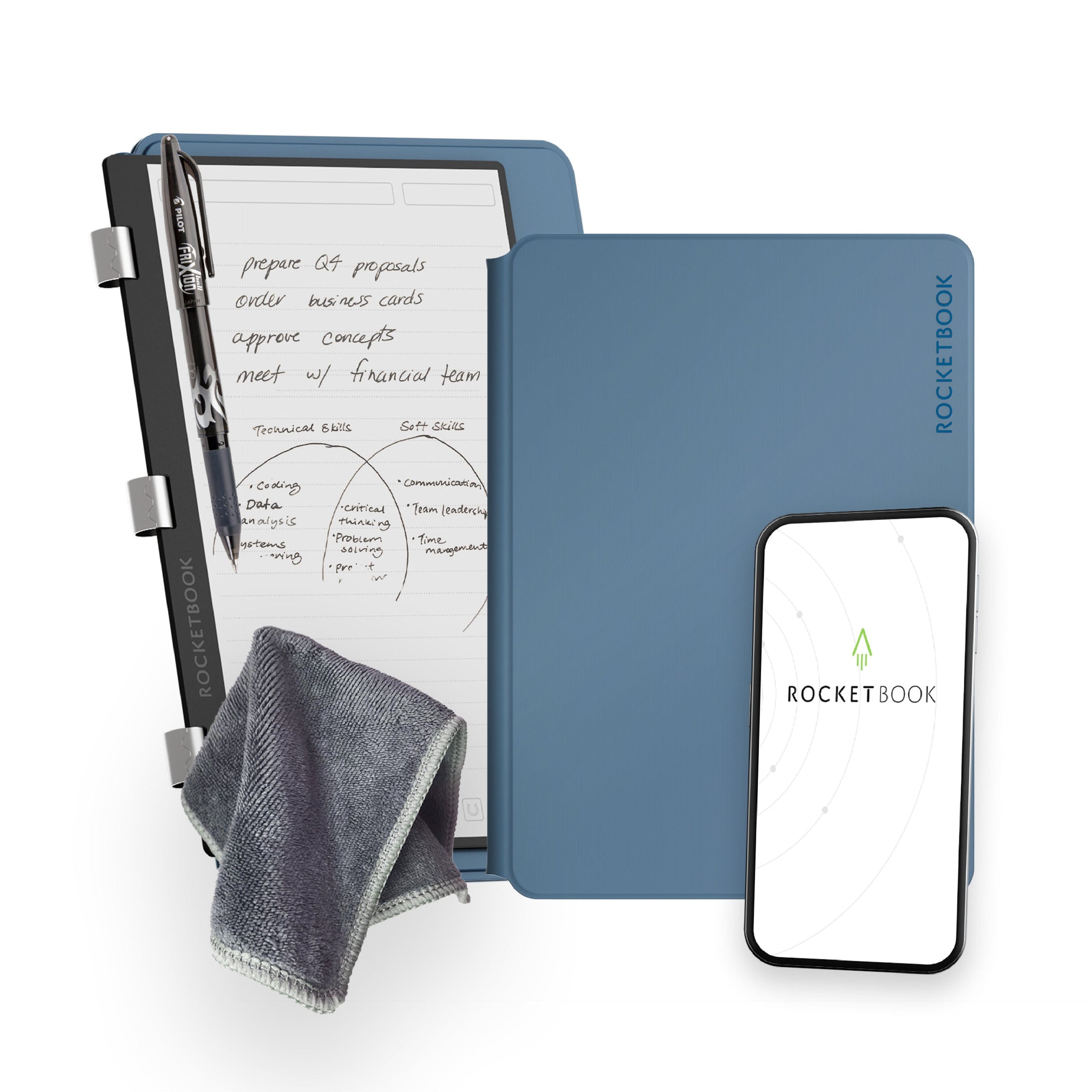 Professional Notebook | Reusable & Eco-Friendly | Rocketbook