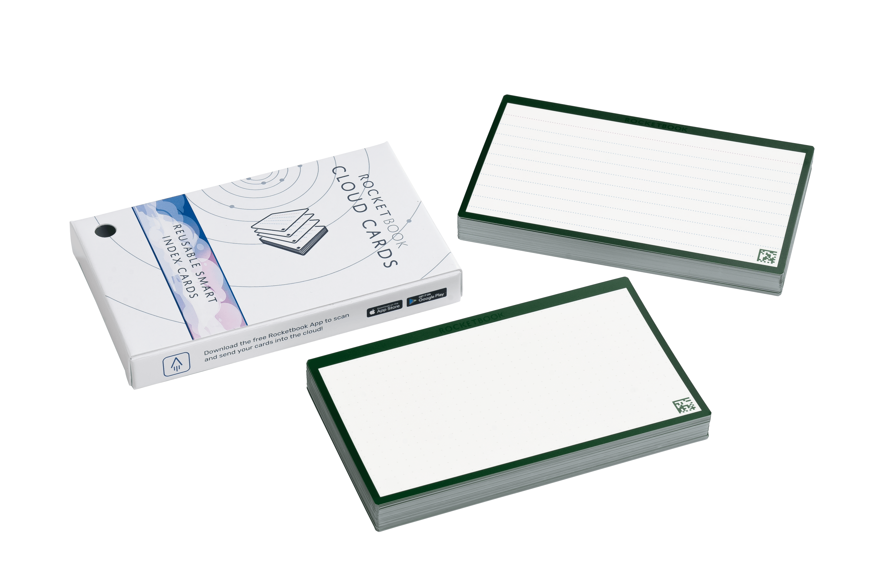 Index Cards | 3” x 5” Reusable Flash Cards | Rocketbook