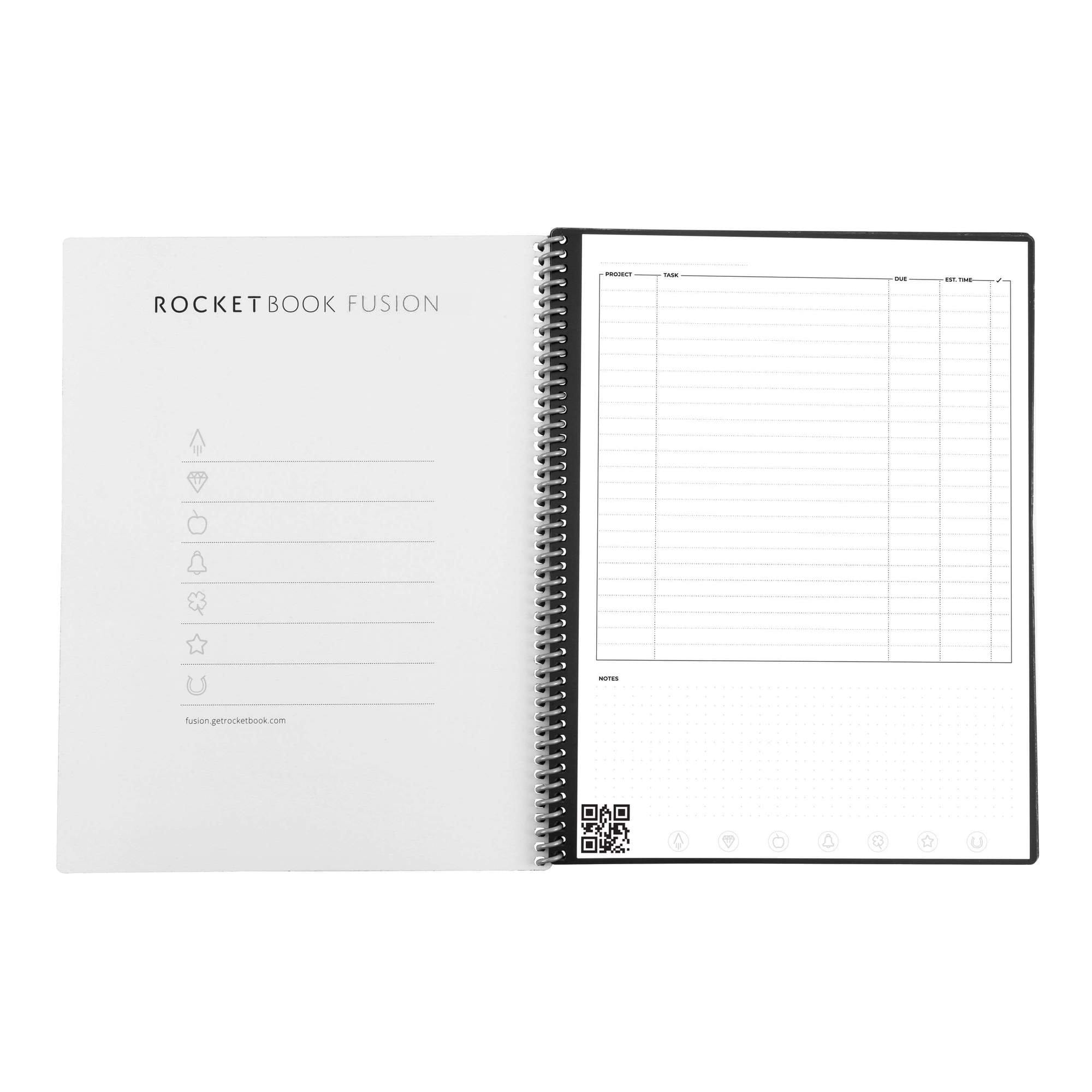 Paperless Spiral Notebooks | Cloud-Based | Rocketbook