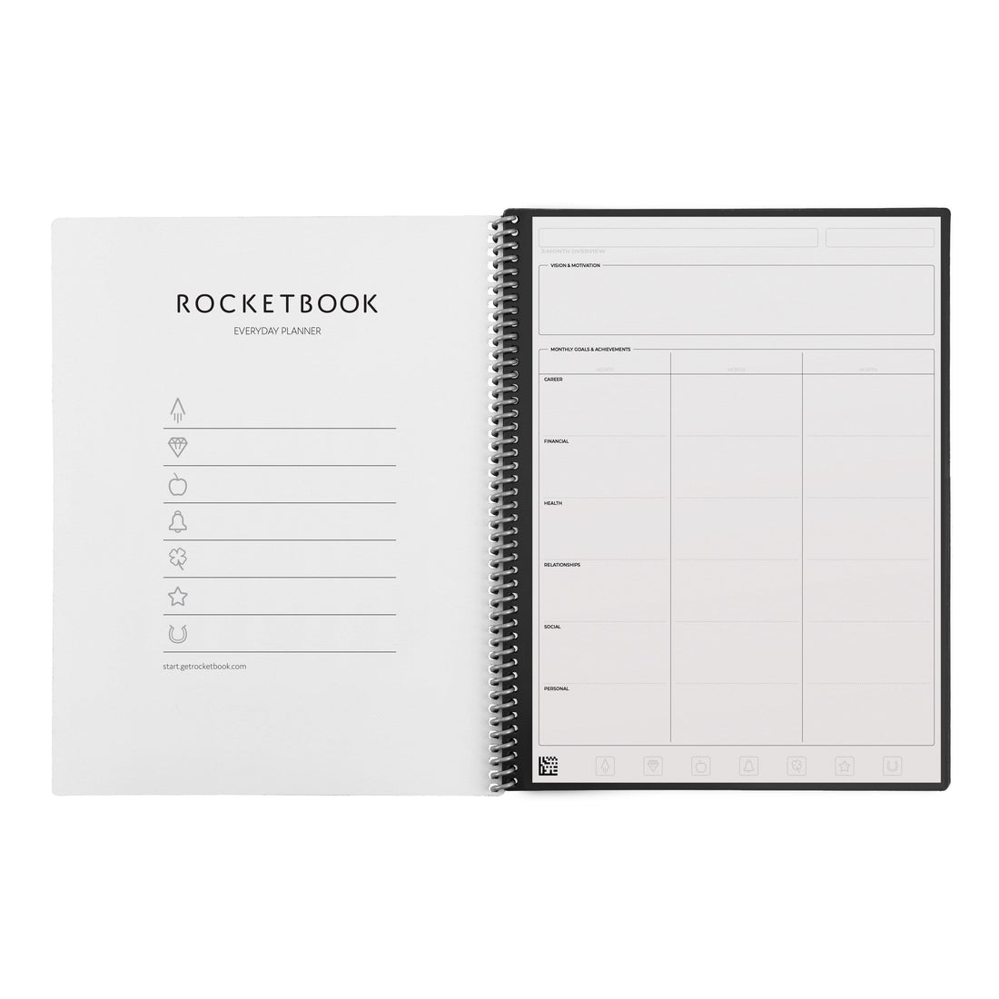 Everyday Planner | Reusable & Eco-Friendly | Rocketbook