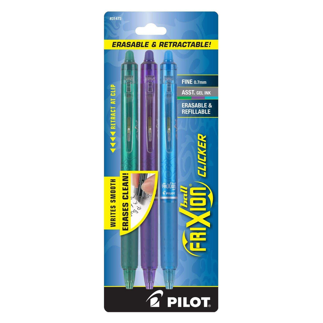 Frixion Pen (3 Pack) | Erasable Pens | Rocketbook